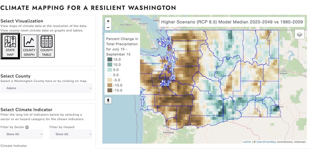 Data and Tools Library | Washington State Climate Office