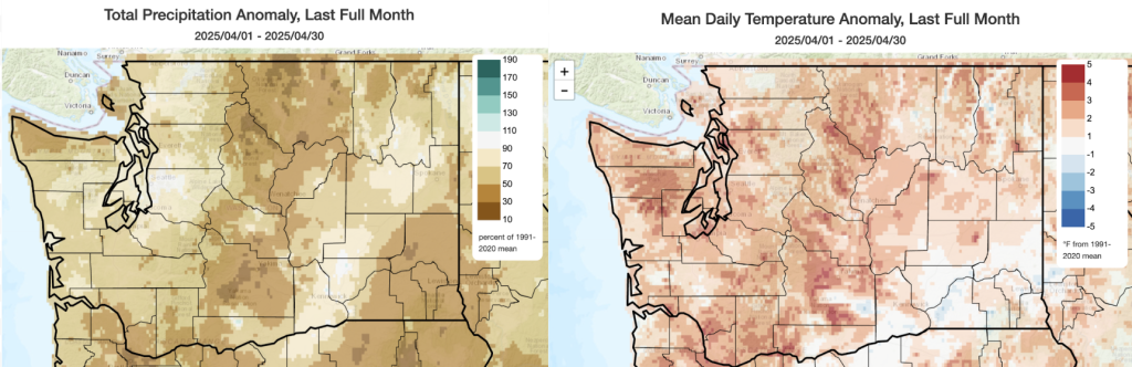 April 2025 Climate Summary