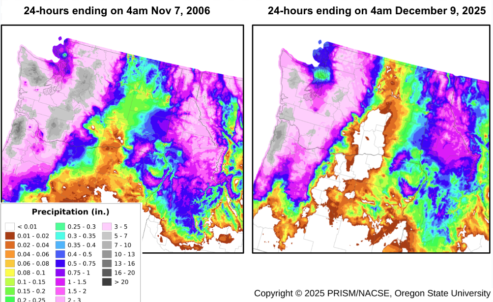 December 8-11, 2025 Heavy Rainfall and Flooding: Historical Context and ...
